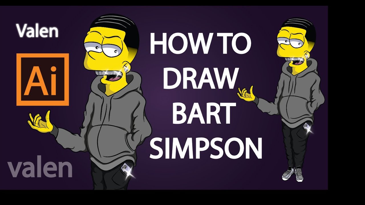 SPEED ART [ HOW TO DRAW BART SIMPSON ] - YouTube