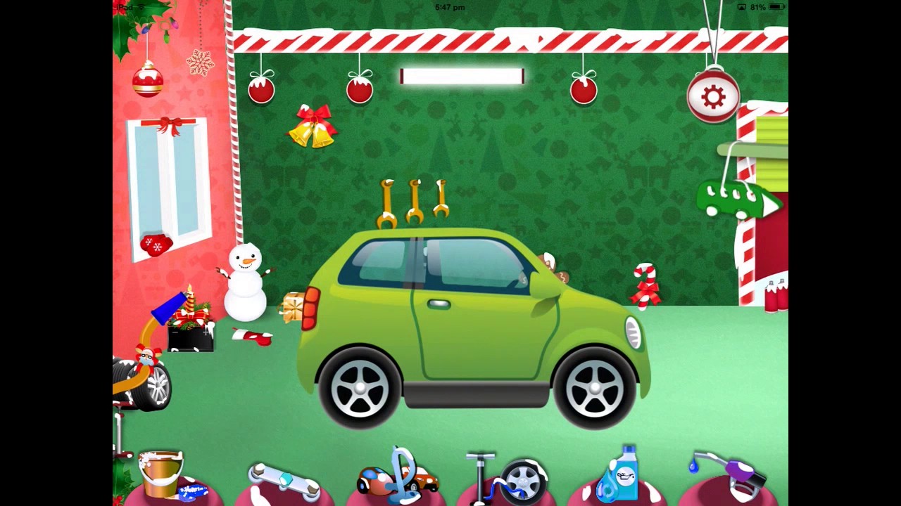 Christmas Car Garage Fun - christmas games, car garage games by ...
