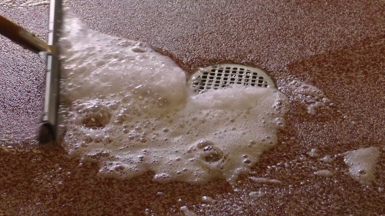 Proper Cleaning of a JetRock Floor - YouTube