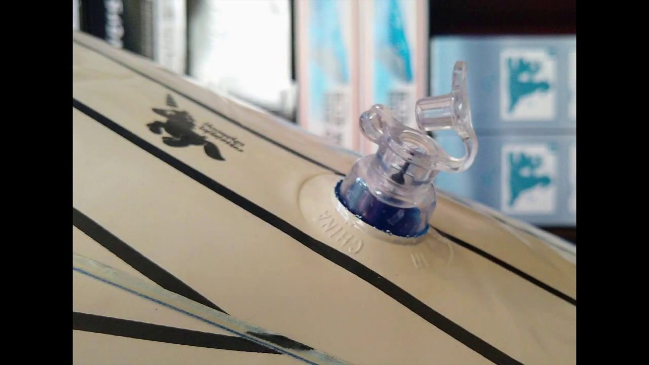 Use of the quick deflation valve - YouTube