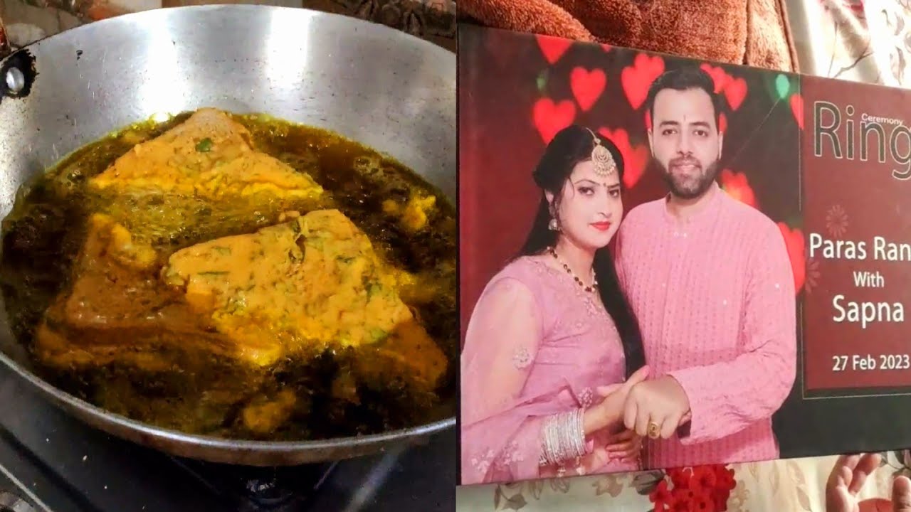 Paras ki engagement ki album aa gayi aur mummy ne banaye pakode ...