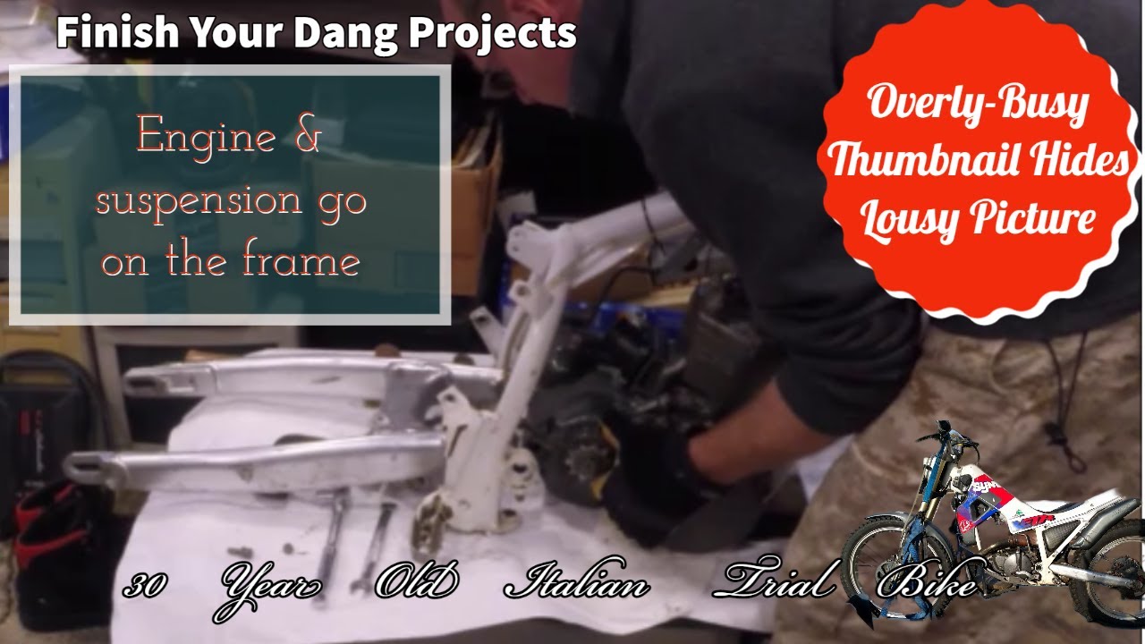 Vintage Beta Synt Trial Bike Beginning the Reassembly Part3 P1E3 - YouTube