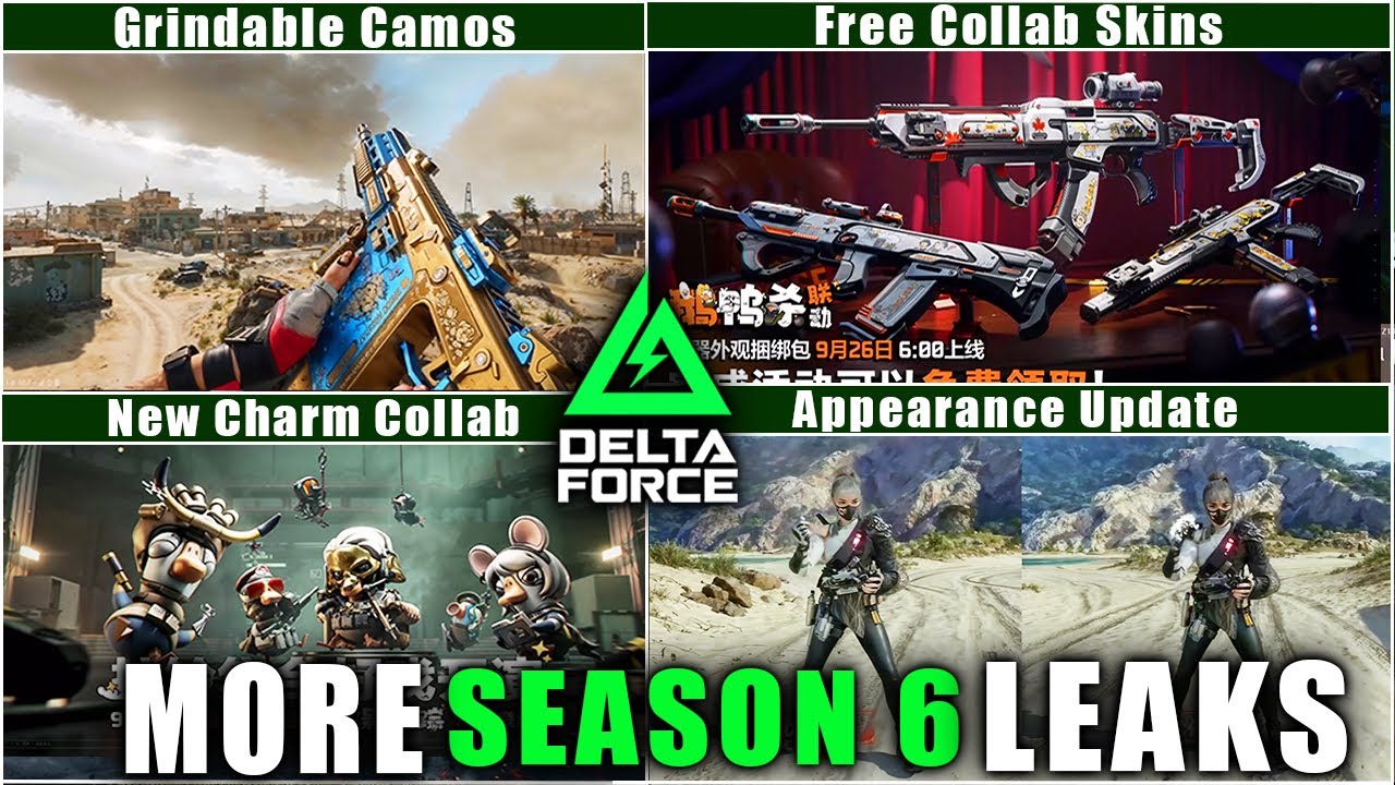 More Delta Force Season 6 Leaks– Free Weapon Bundle, Grindable Camos ...
