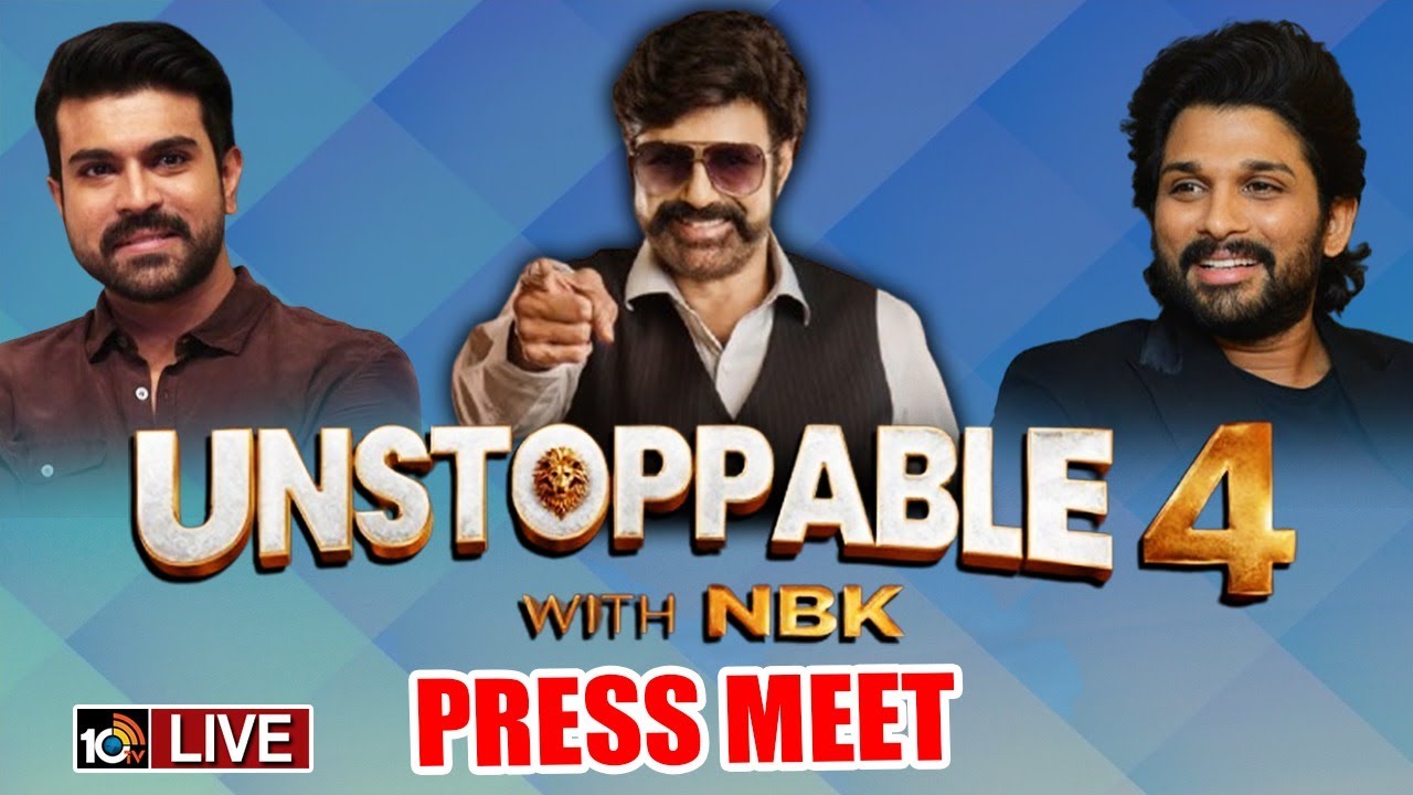 LIVE : Nandamuri Balakrishna's Unstoppable Season 4 Trailer Launch ...