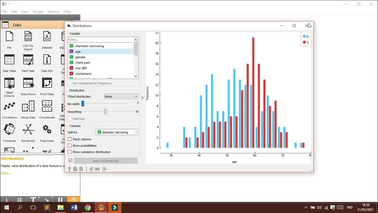 Data Preprocessing menggunakan Orange Data Mining - YouTube