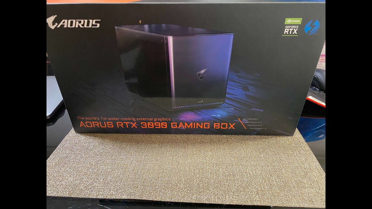 World first unboxing of The World's 1st Gigabyte Aorus RTX 3090 Gaming ...