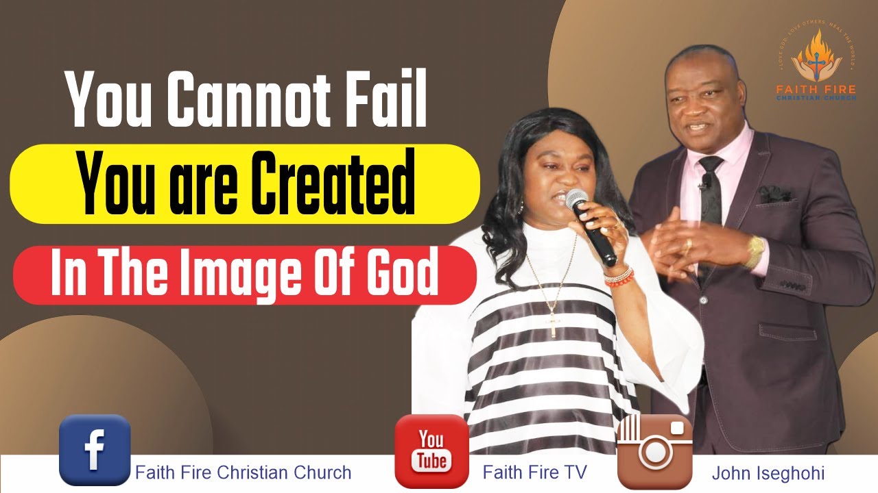 You Cannot Fail, You are Created in the Image of God - YouTube
