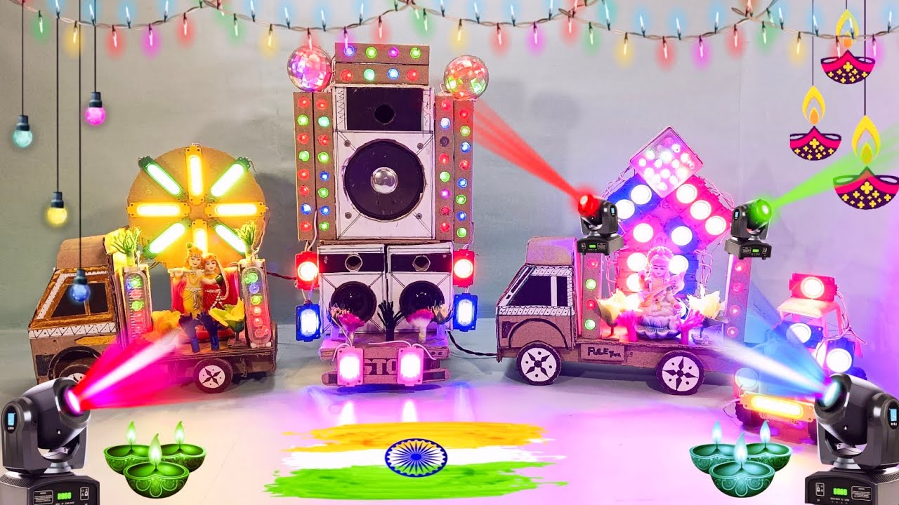 DIY Mini Wedding DJ Road Lights shaadi Wala Dj | Creative DJ with ...