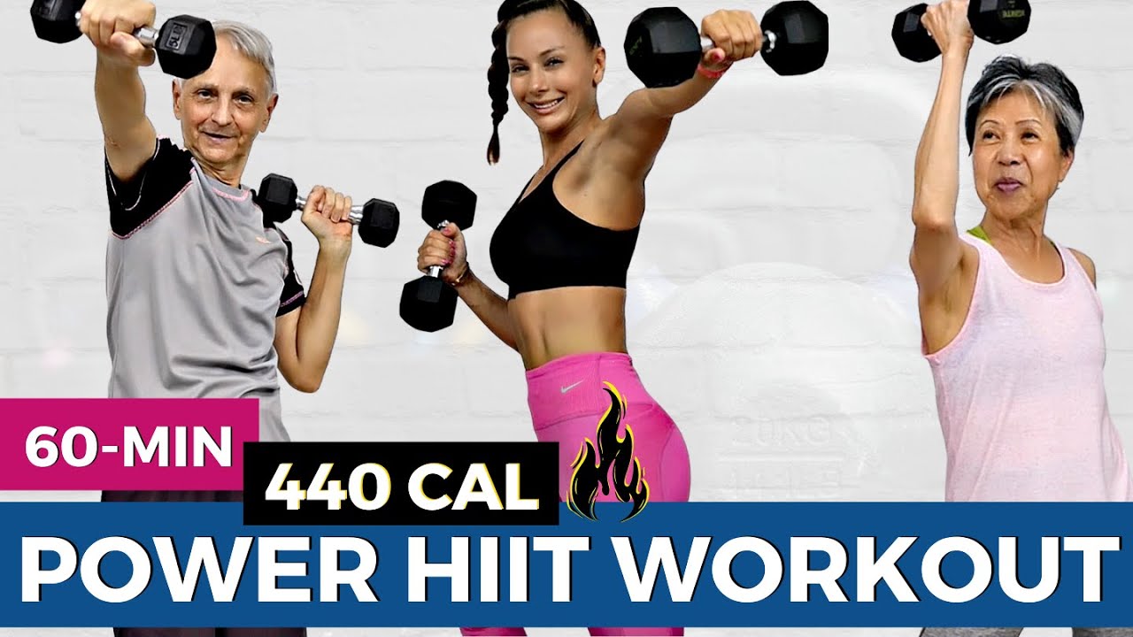 60-MIN HIIT WORKOUT SUPER-COMBO (metabolic weight loss, cardio ...