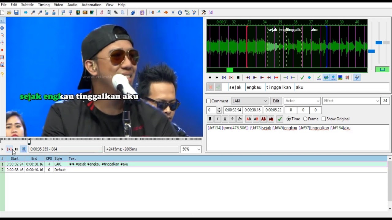 Tutorial Aegisub - Part 1 ( Indonesia ) - YouTube