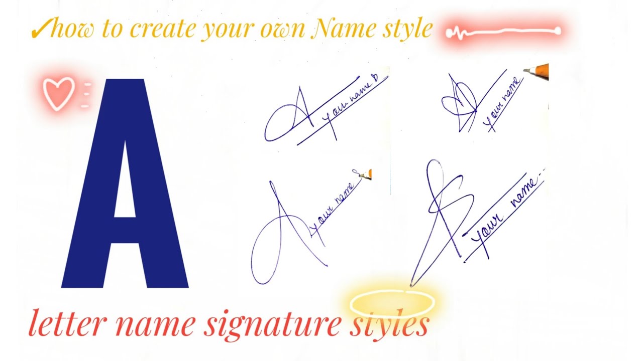 ️A letter name signature styles|The stylish way to get a perfect ...