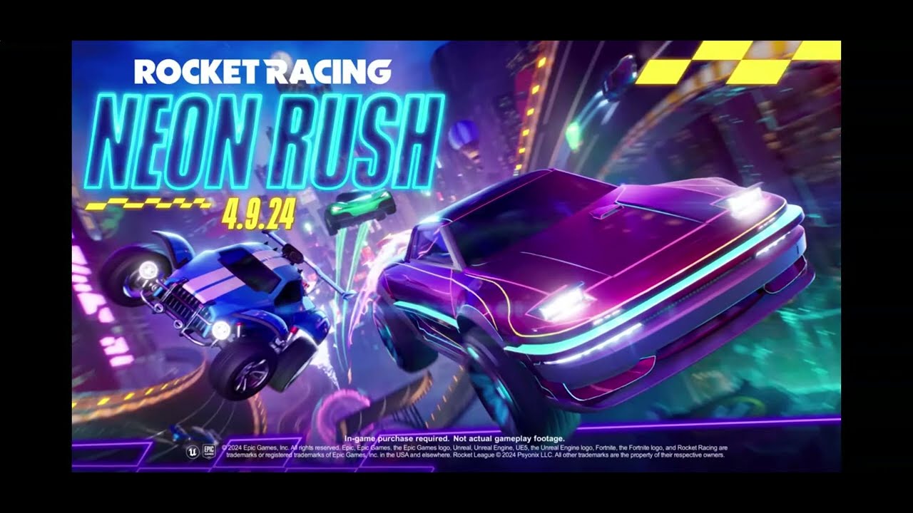 Rocket Racing Season 2: Neon Ruch Launches In Fortnite Discover! - YouTube