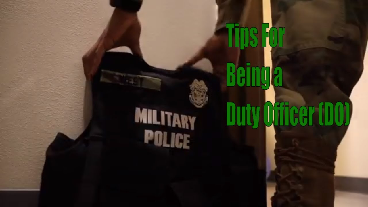 A Day in The Life of a 2LT MP Officer: EP 1 Duty Officer - YouTube
