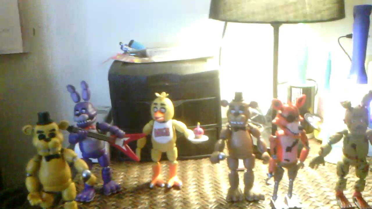 five nights at freddy's animatronics toys - YouTube