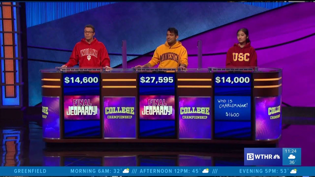 IU student competes on Jeopardy! - YouTube
