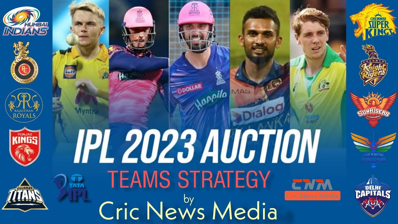 IPL AUCTION 2023 TEAMS STRATEGY & TARGETED PLAYERS - YouTube