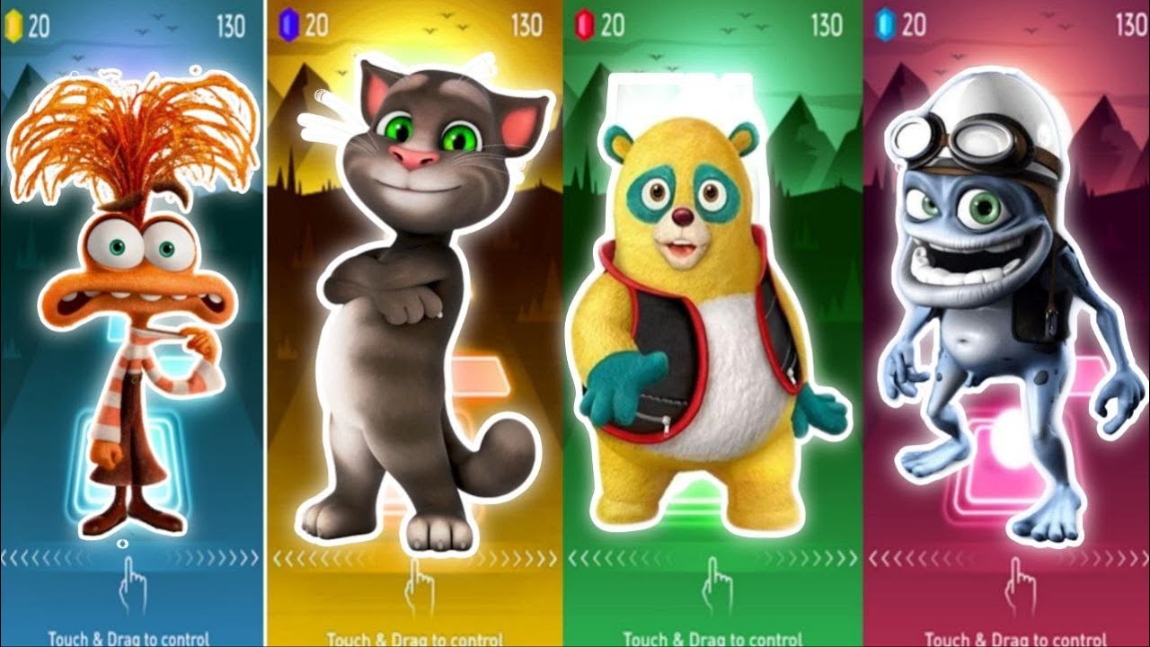 Anxiety 🆚Talking Tom 🆚 Special Agent Oso 🆚 Crazy Frog 🆚 Tiles hop EDM ...