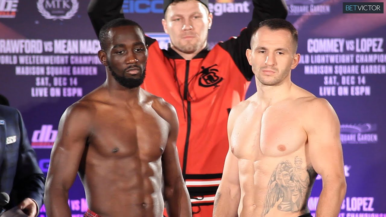 Terence Crawford vs Mean Machine - FULL WEIGH IN AND FACE OFF I TOP ...
