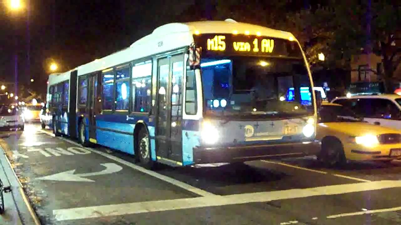 NYCT Bus: Nova LFSA # 1236 On The M15 With SBS+ Wrap - YouTube