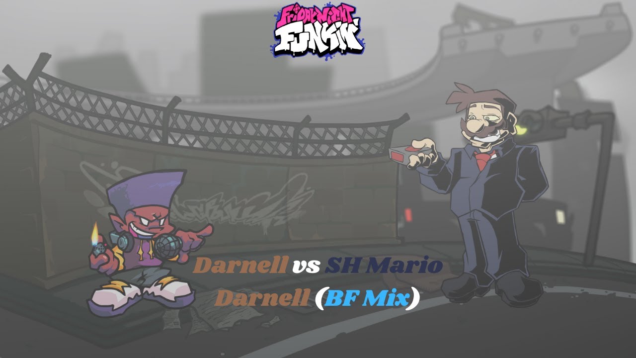 FNF Cover: Darnell Vs SH Mario (Darnell BF Mix) - YouTube
