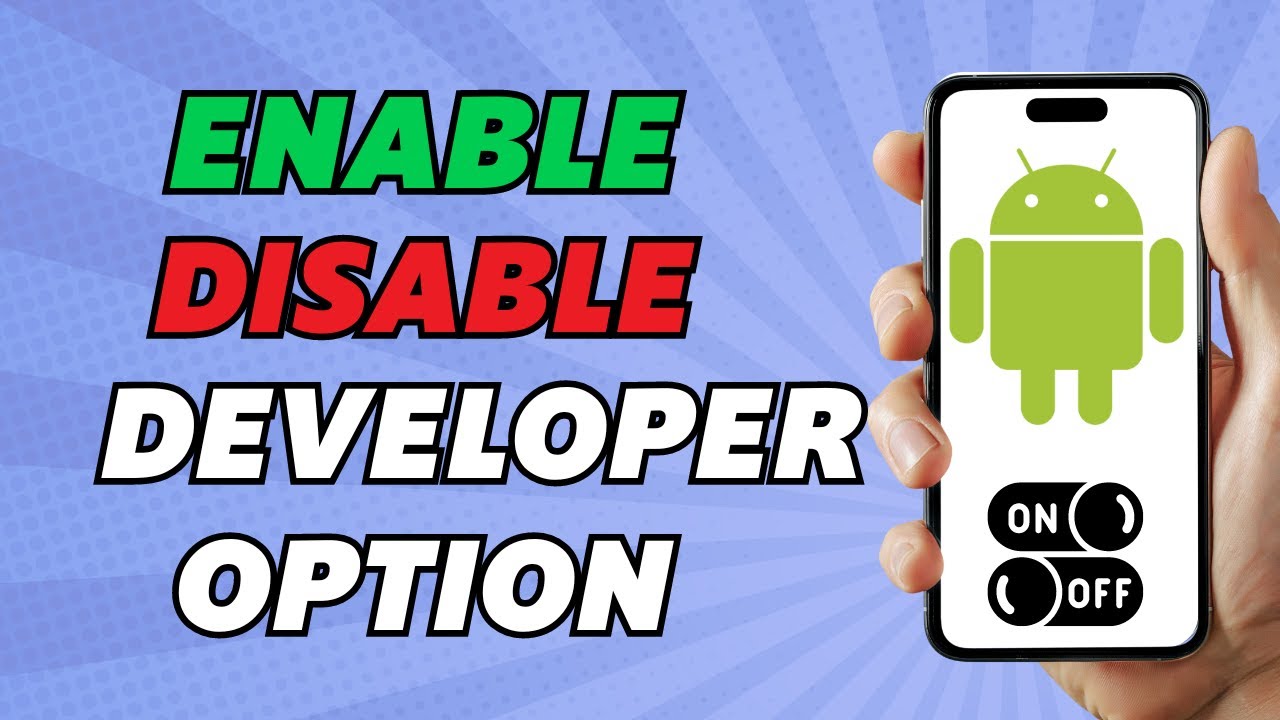 How To Enable Disable Developer Options In Android Tutorial Youtube