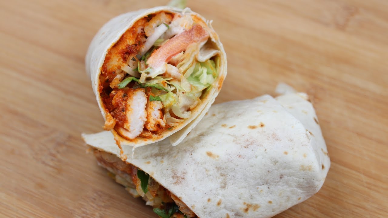 Best Chicken Wrap | Easy & Quick Chicken Wrap Recipe | Just 15 Min ...