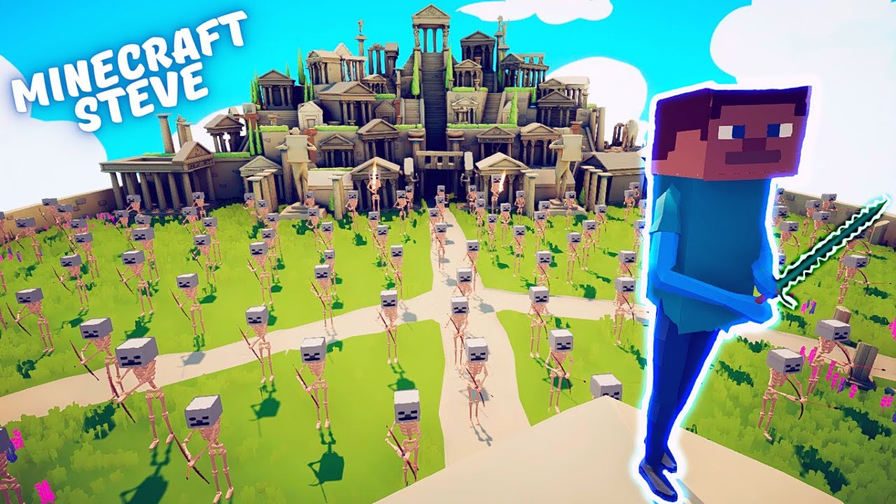 STEVE WENT TO TABS WORLD | Totally Accurate Battle Simulator - YouTube