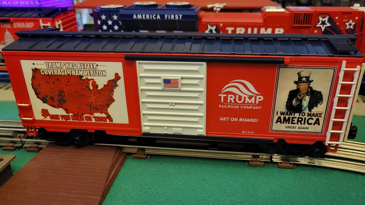 Trump Make America Great Again GORGEOUS - Brady's Trains Exclusive MTH ...