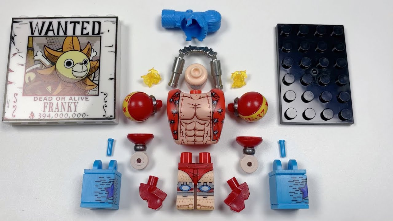 LEGO One Piece - Franky | Unofficial Minifigures - YouTube
