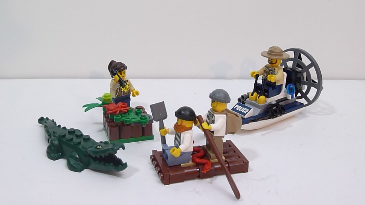 Rob A Reviews LEGO City 60066 Swamp Police Starter Set - YouTube