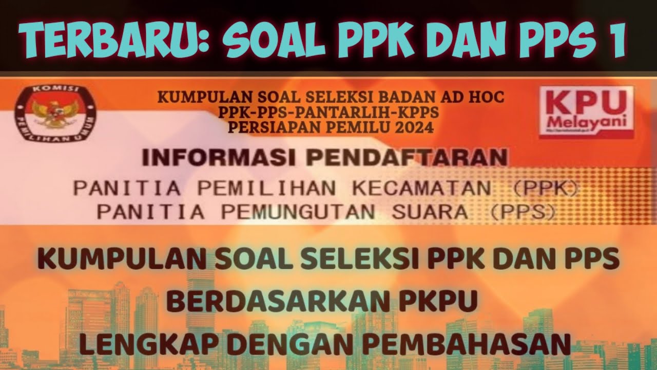 TERBARU: KUMPULAN SOAL CAT SELEKSI PPK DAN PPS LENGKAP DENGAN ...