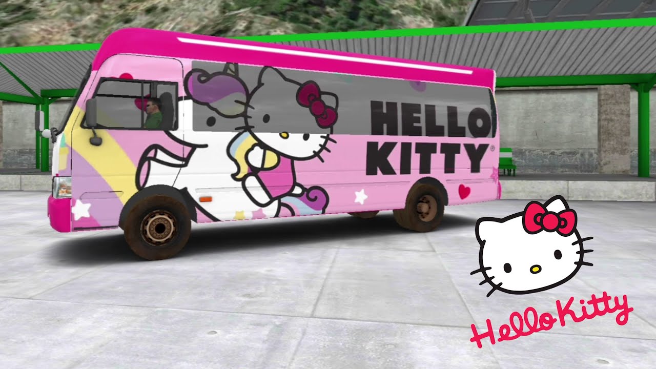 HELLO KITTY BUS - Minibus Simulator Vietnam android gameplay - YouTube