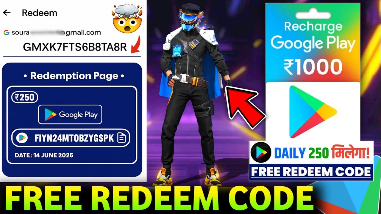 DAILY ₹250 REDEEM CODE | FREE REDEEM CODE | NEW REDEEM CODE APP 2025 ...