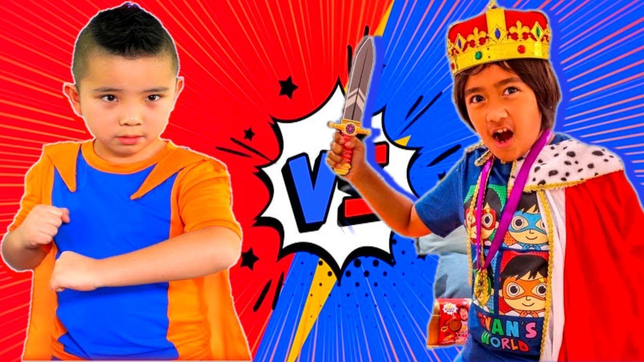 Tag with Ryan VS CKN Toys Car Hero Run || Ryan's world VS Calvin CKN ...