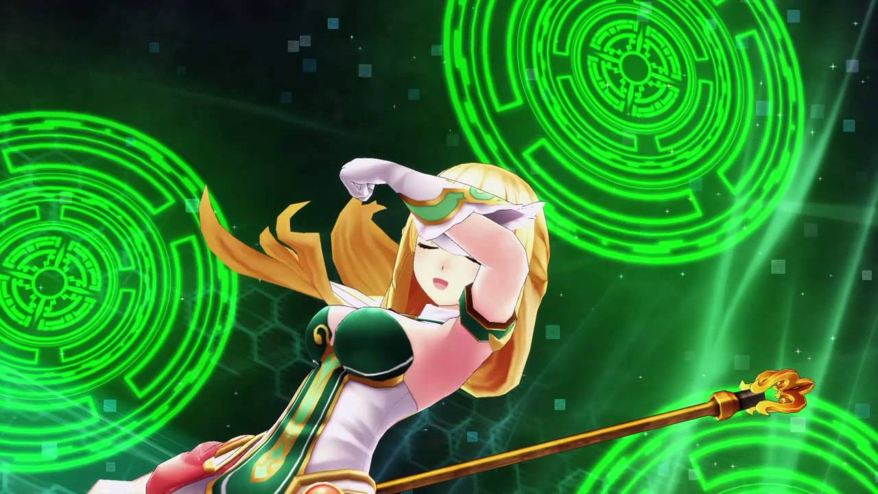Megadimension Neptunia VII vert and neptune blade and spear - YouTube