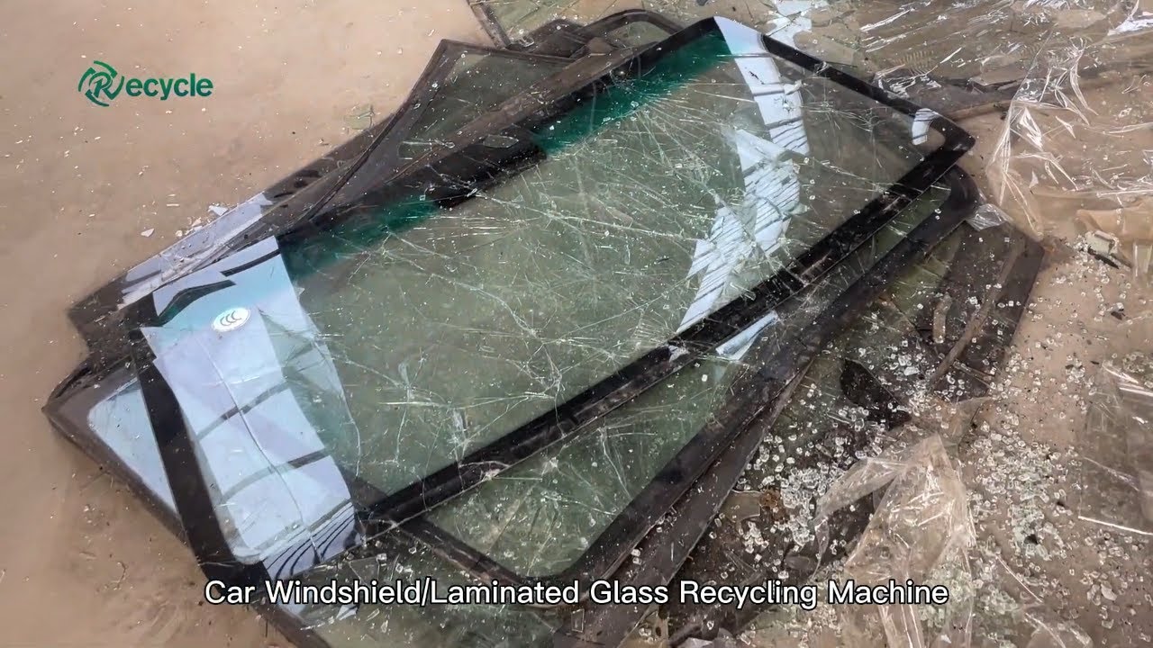 Car Windshield/Laminated Glass Recycling Machine | PVB Film Separator ...