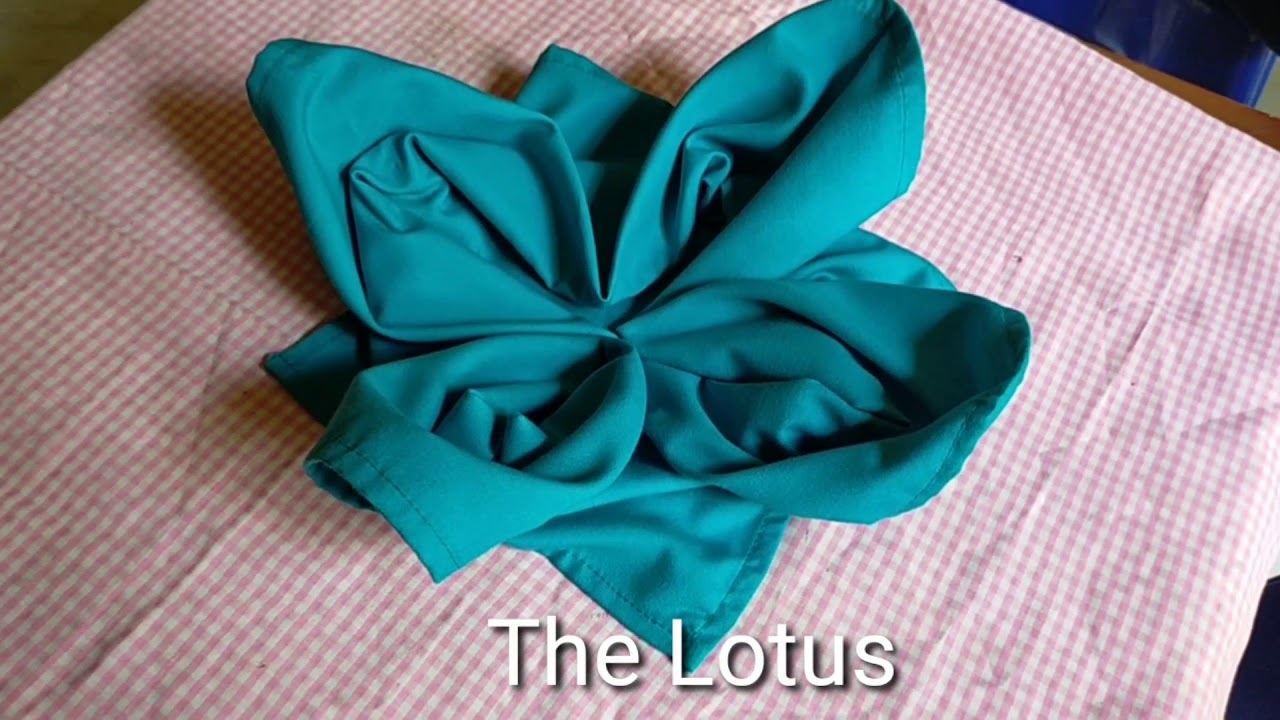 How to make's 10 kind of polding napkin - YouTube