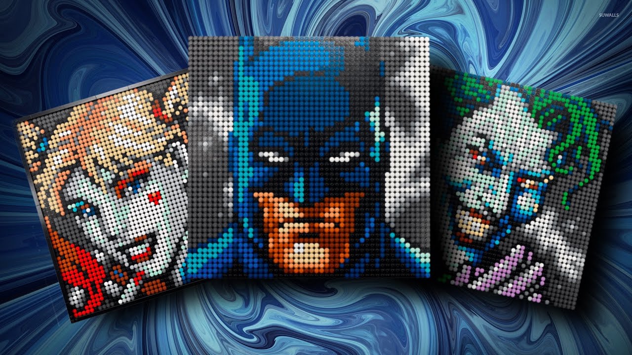 LEGO Batman Dots Portrait Complete (31205) - YouTube