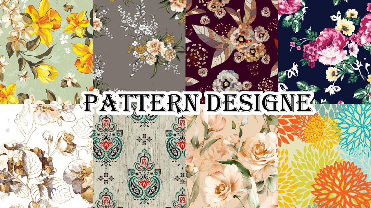 Pattern Design-BEST TEXTILE DESIGN PATTERN - YouTube