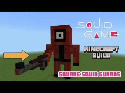 Build guards Squid Game in Minecraft(Xây dựng lính Squid Game trong ...