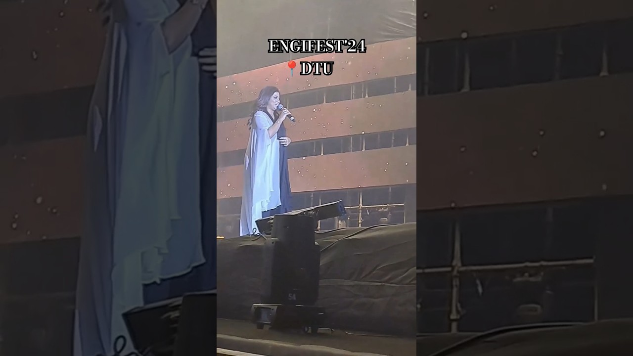 DTU Fest 2024 | Shreya Ghoshal And Raga #dtu #engifest #shorts - YouTube