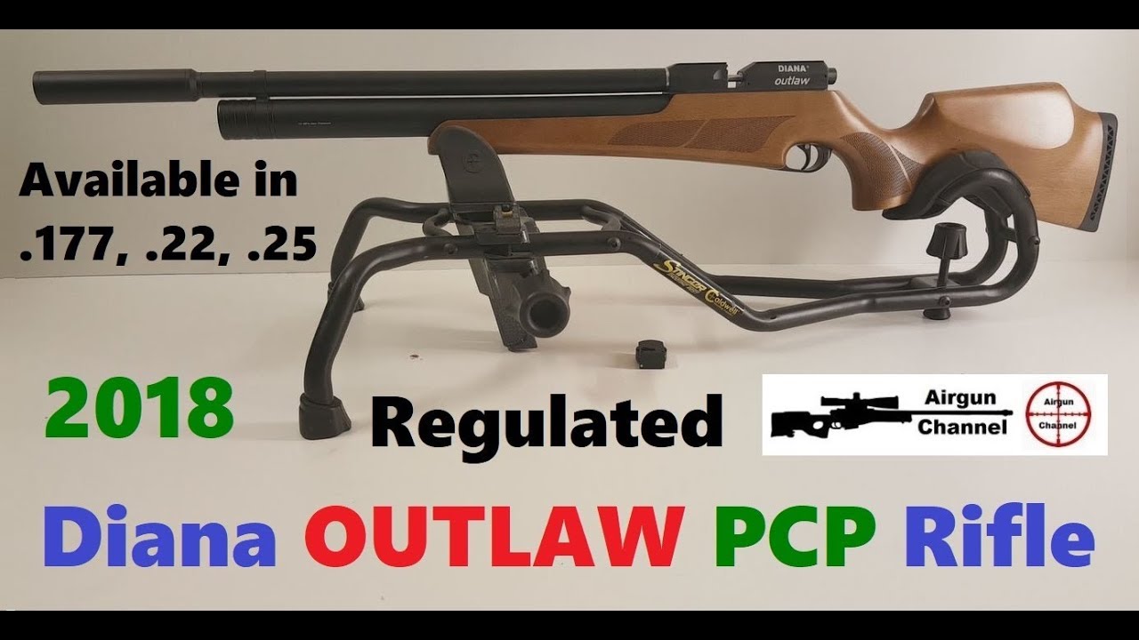 Diana OUTLAW Regulated PCP Rifle (Unboxing, Assembly, Cleaning) .25 ...