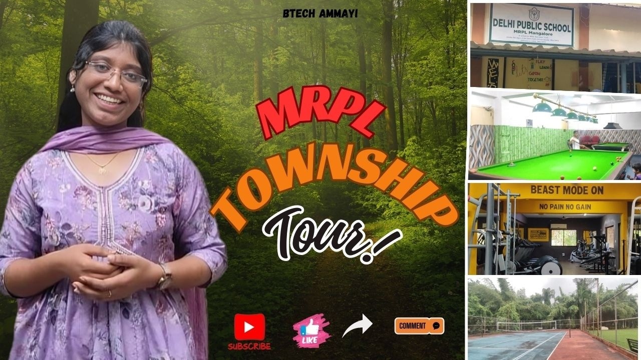 MRPL TOWNSHIP TOUR 🤗🍀#trending #viral #mangalore #karnataka #travel # ...