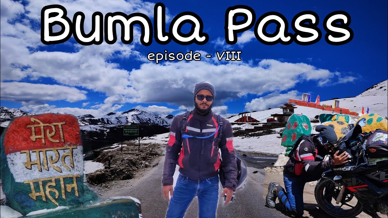 AGARPARA to CHINA border 🏍️ BUMLA PASS | Tawang to Bumla pass | India ...