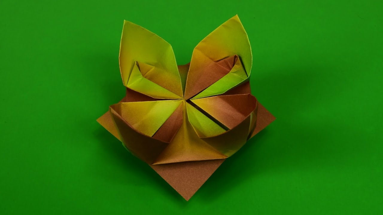 Traditional Lotus Origami - YouTube