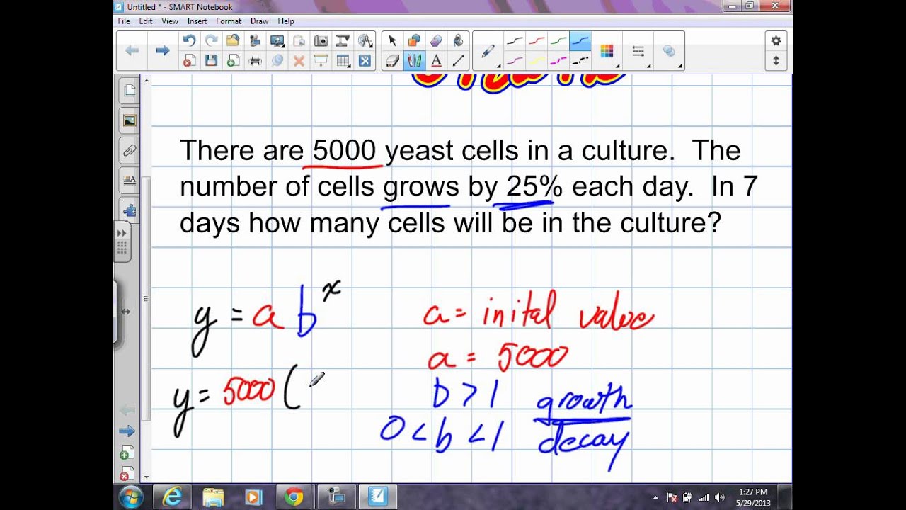 How To Learn Exponential Growth Grade 11 College YouTube How To Learn Exponential Growth Grade 11 College YouTube