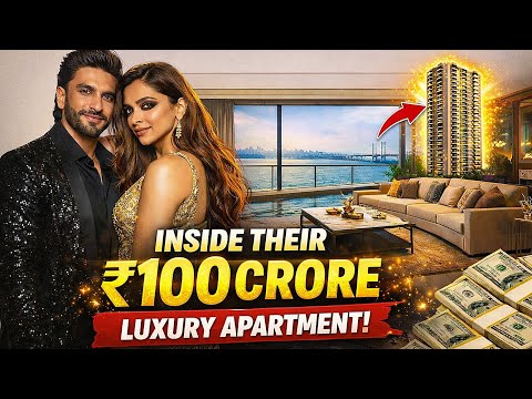 Inside Ranveer Singh & Deepika Padukone’s ₹100 Crore Luxury Apartment 😱🔥