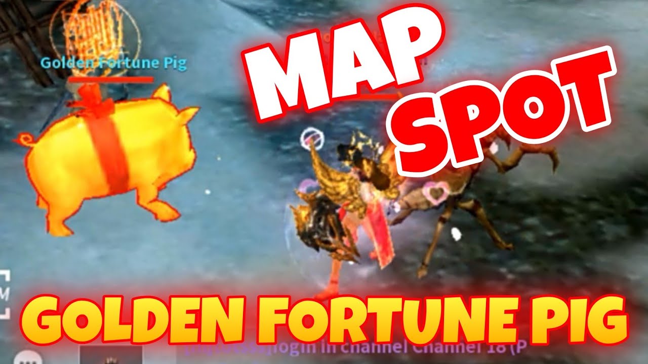 Cabal Mobile Event: Golden Fortune Pig Map Spot / Location - YouTube