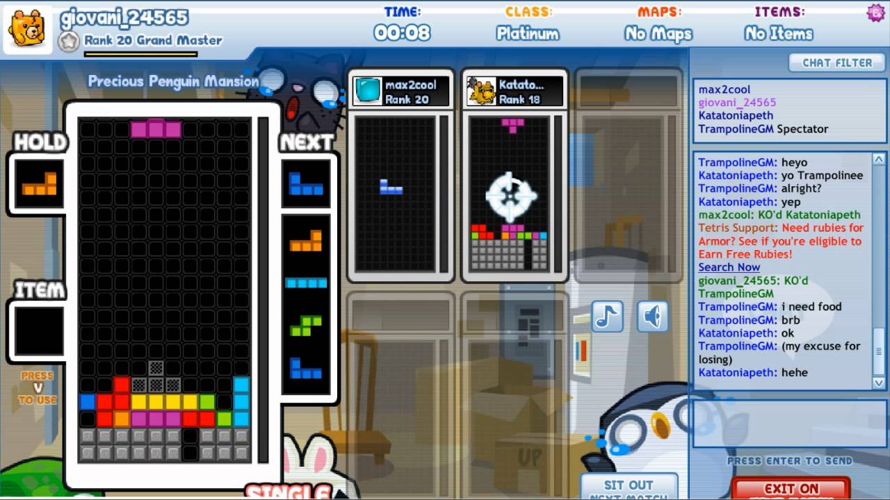 Tetris Friends-Arena - YouTube