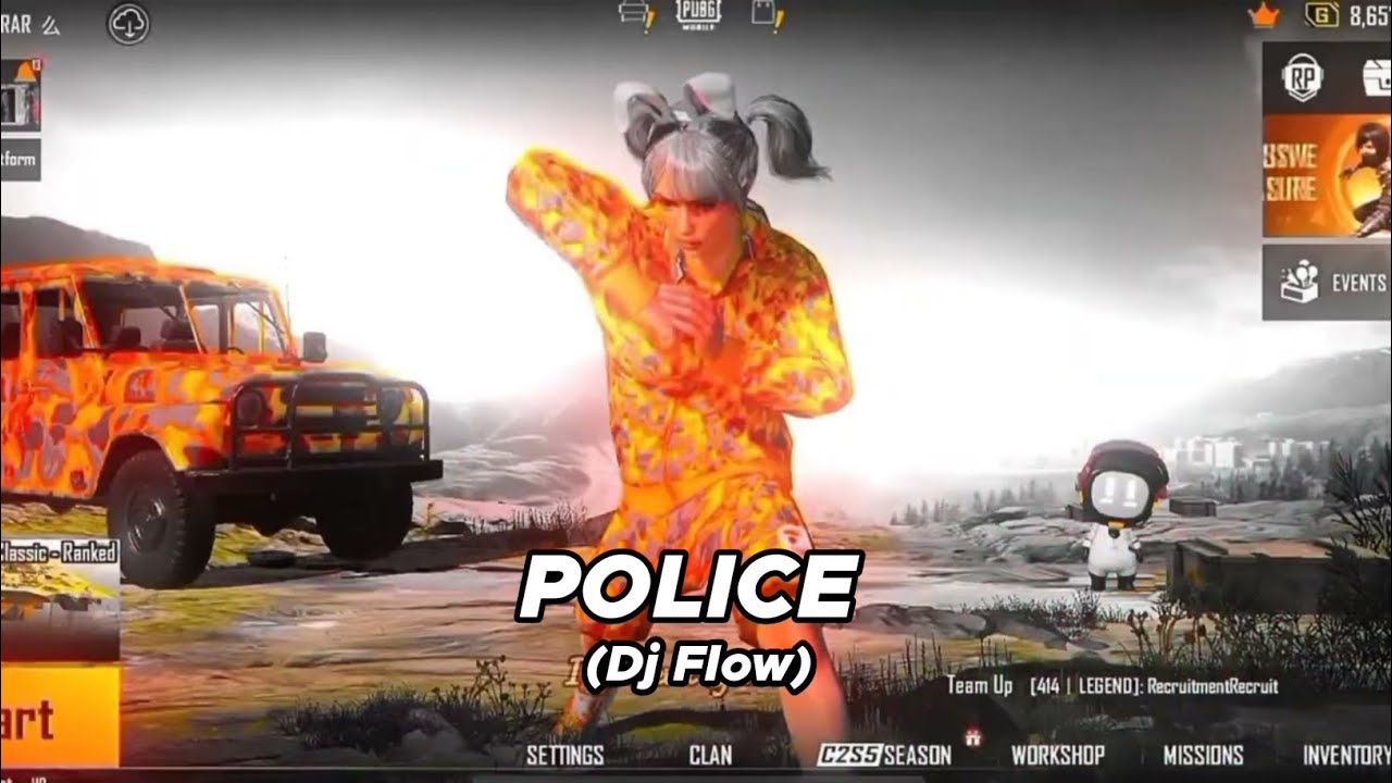 POLICE (Dj Flow) || Alight Motion || CapCut || Pubg Mobile Lobby Edit ...